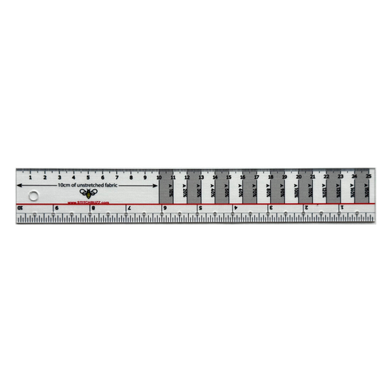 Stretch Ruler — Knit Fabric Stretch Measuring Tool – Sure-Fit Designs